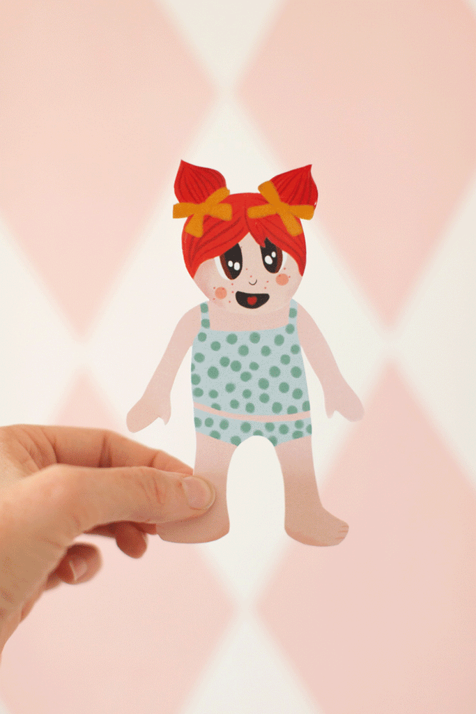 FREE Lily Huckleberry paper doll - instant download – This Little Street