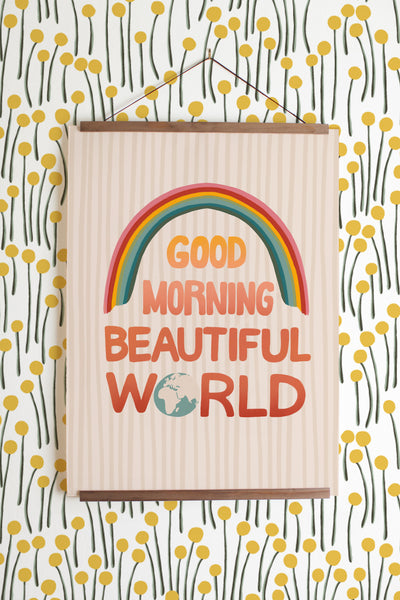Art Print - Good Morning Beautiful World – This Little Street
